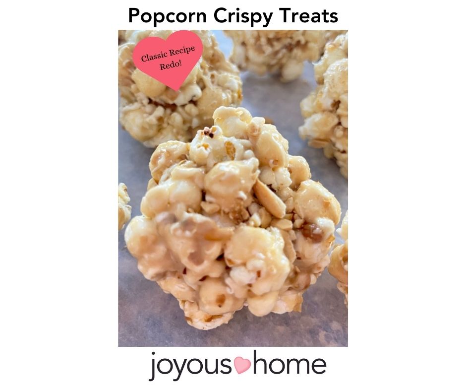 Popcorn Crispy Treats A Classic Recipe Redo | Joyous Home